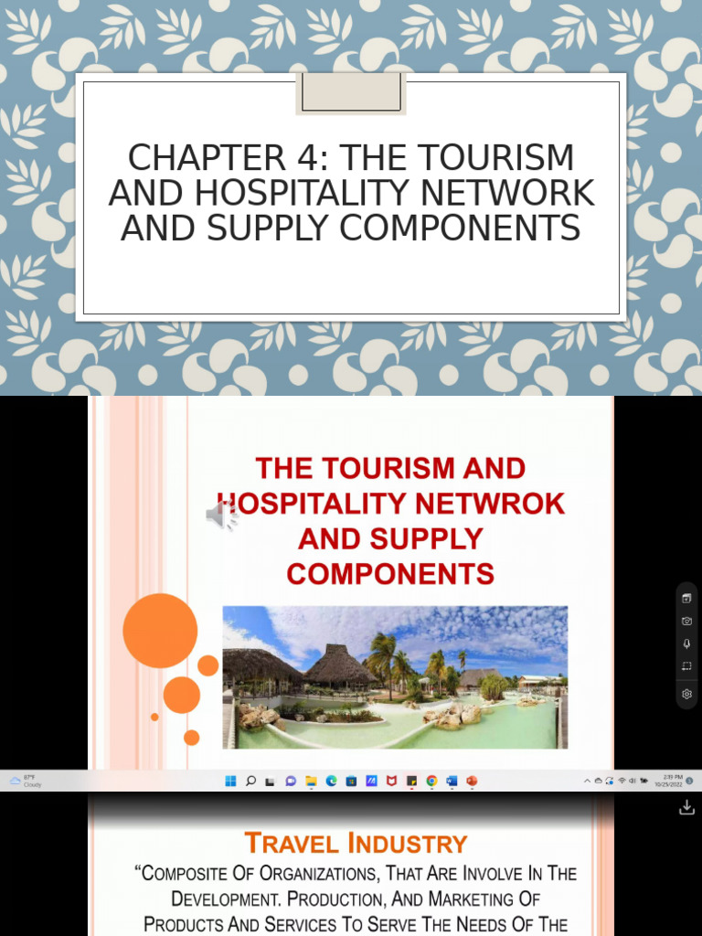 Tourism and Hospitality Network Insights | PDF | Hotel | Motel