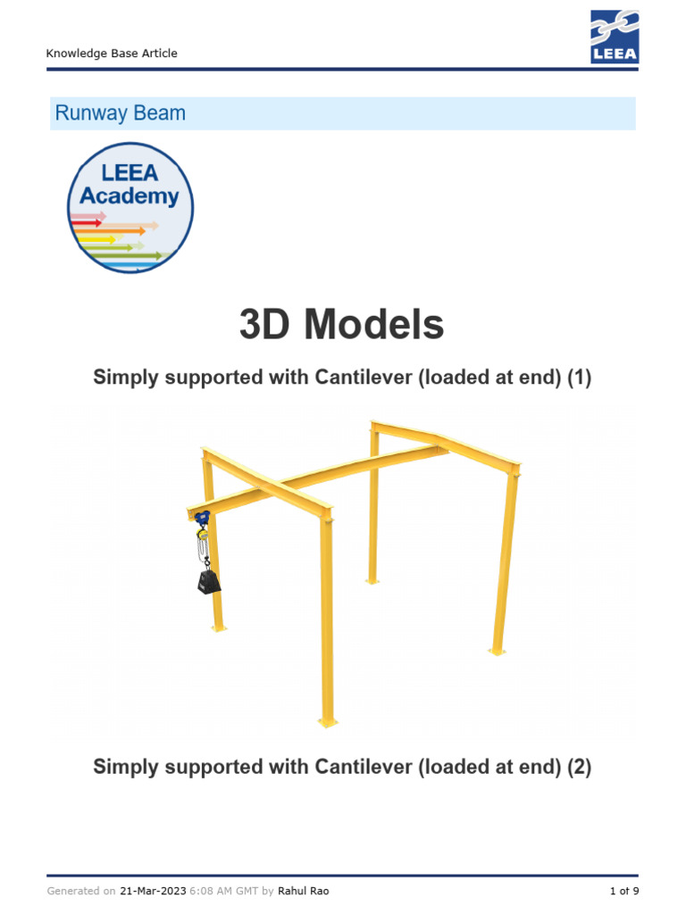 Structural Beam Design Guide | PDF