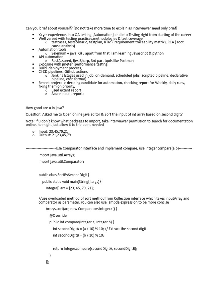 Sample Answers | PDF | Anonymous Function | Software Engineering