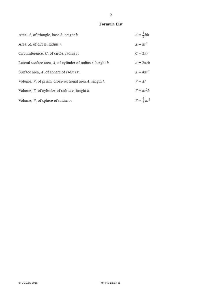 Cgse Math | PDF | Area | Euclidean Geometry