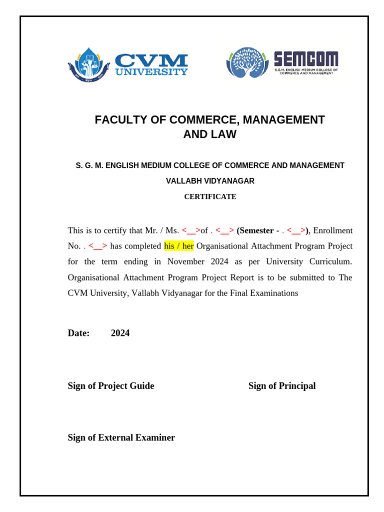 OAP Certificate-1 | PDF