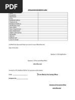 Letter For Surrender of Individual ARN Card | PDF