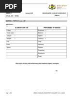 Grade 9 Dance Term 2 Activities | PDF