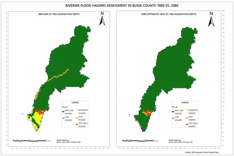 Busia Flood Hazard Map | PDF