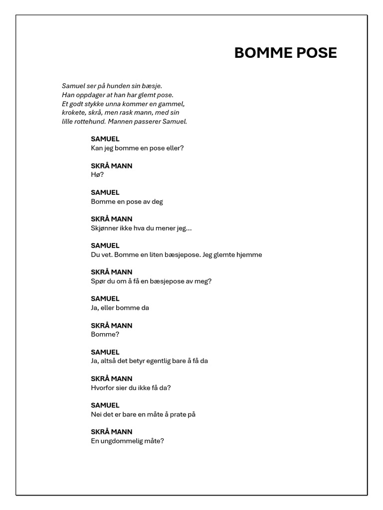 Bomme Pose | PDF