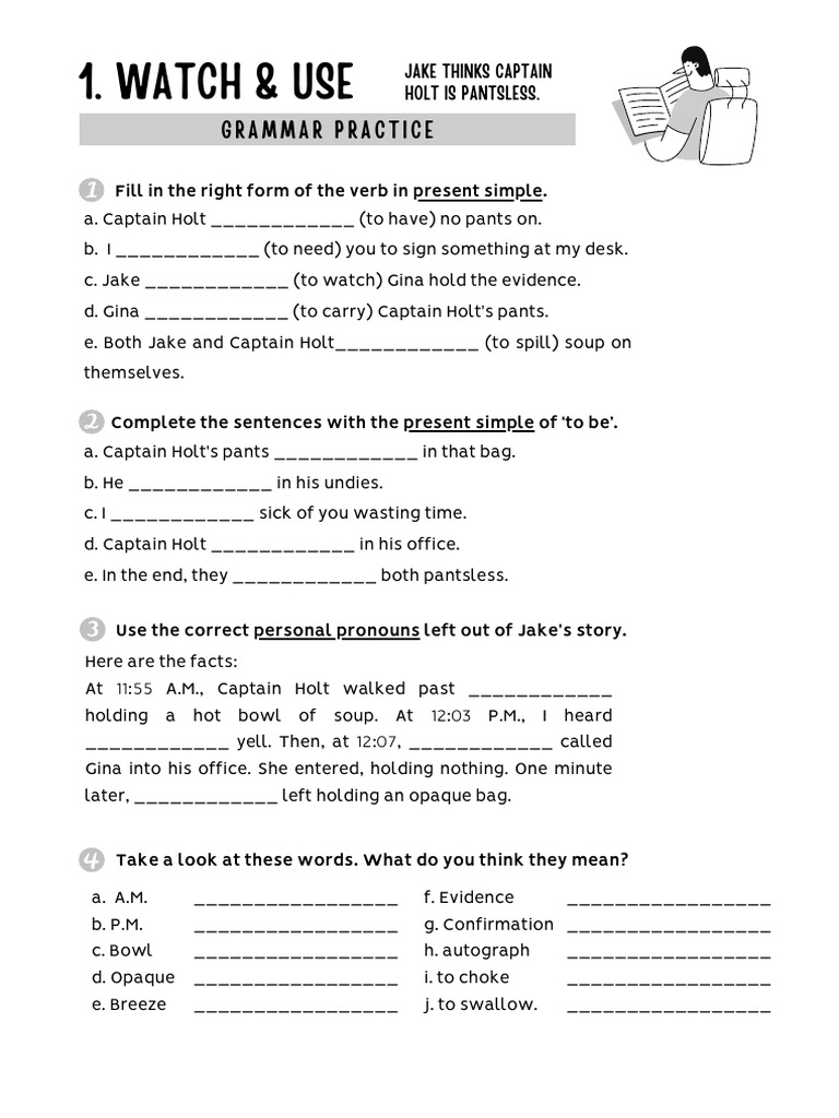 Worksheet English Grammar For Dutch First Year Students | PDF