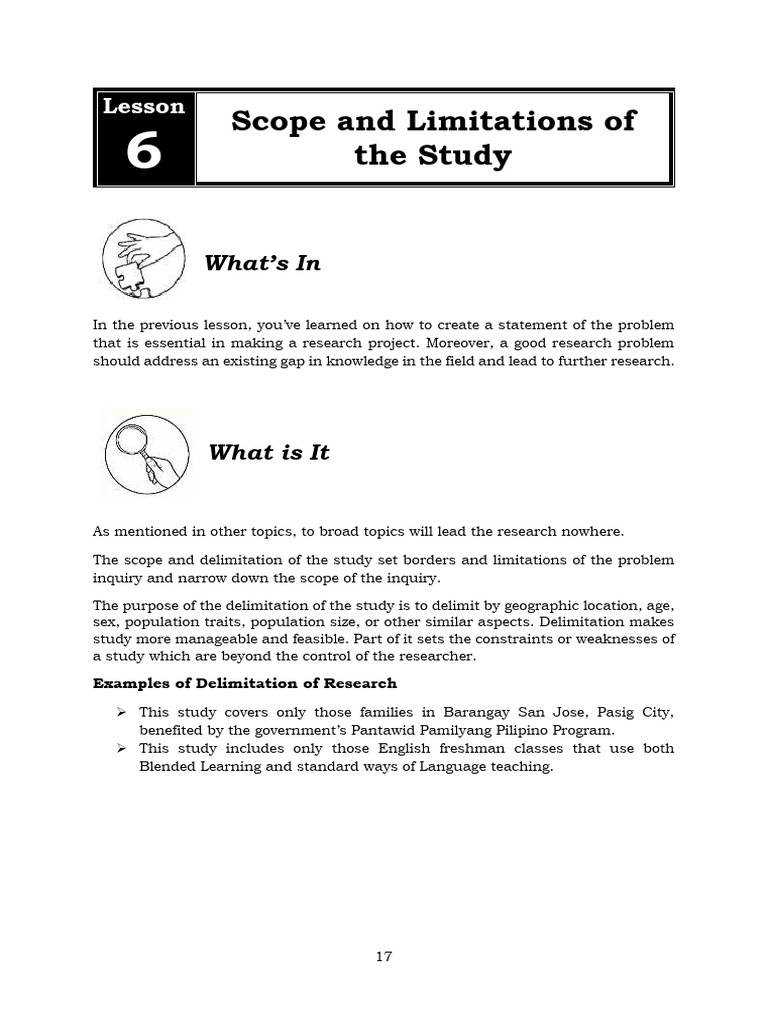 2.7-Scope-and-Limitations-of-the-Study | PDF