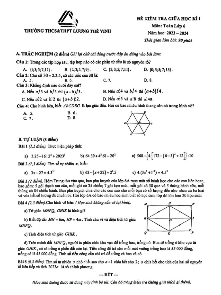 de-giua-hoc-ki-1-toan-6-nam-2023-2024-truong-luong-the-vinh-ha-noi | PDF
