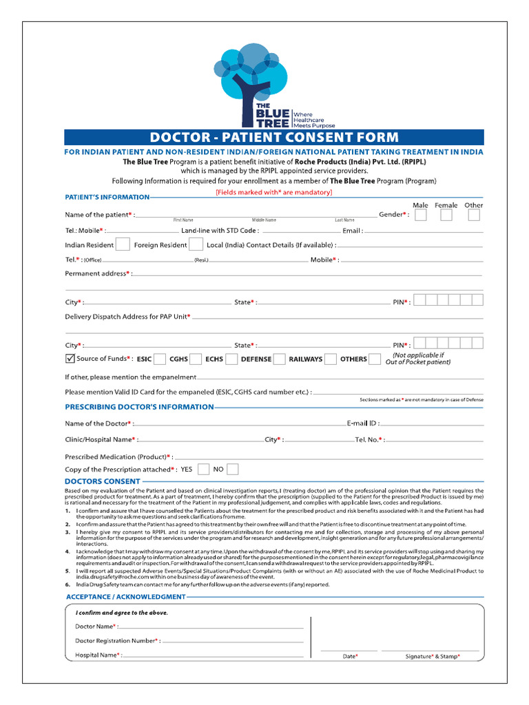 DR Patient Consent Form | PDF