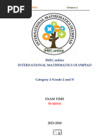 3-Answer Key IKMC 2023 | PDF