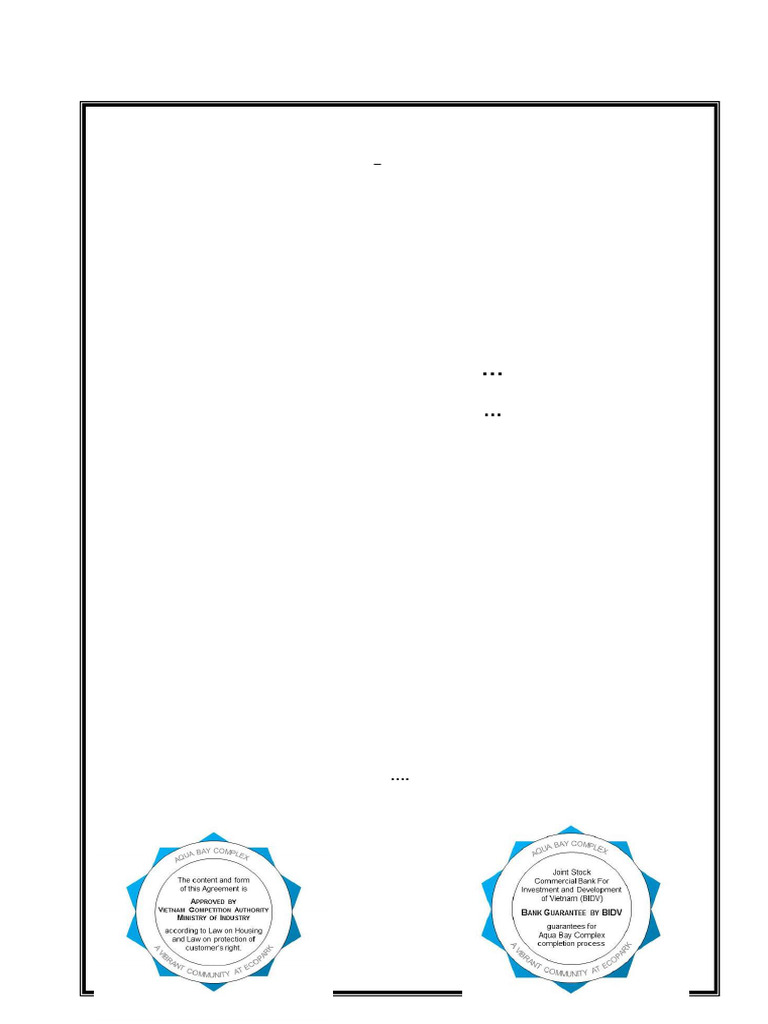 Form - HDMB CHCC. Eng Ver. Lake 1.final | PDF | Taxes | Guarantee