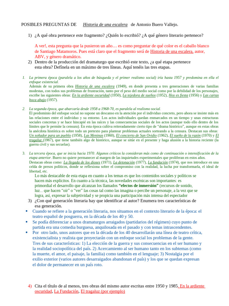 Posibles Preguntas de HDE | PDF