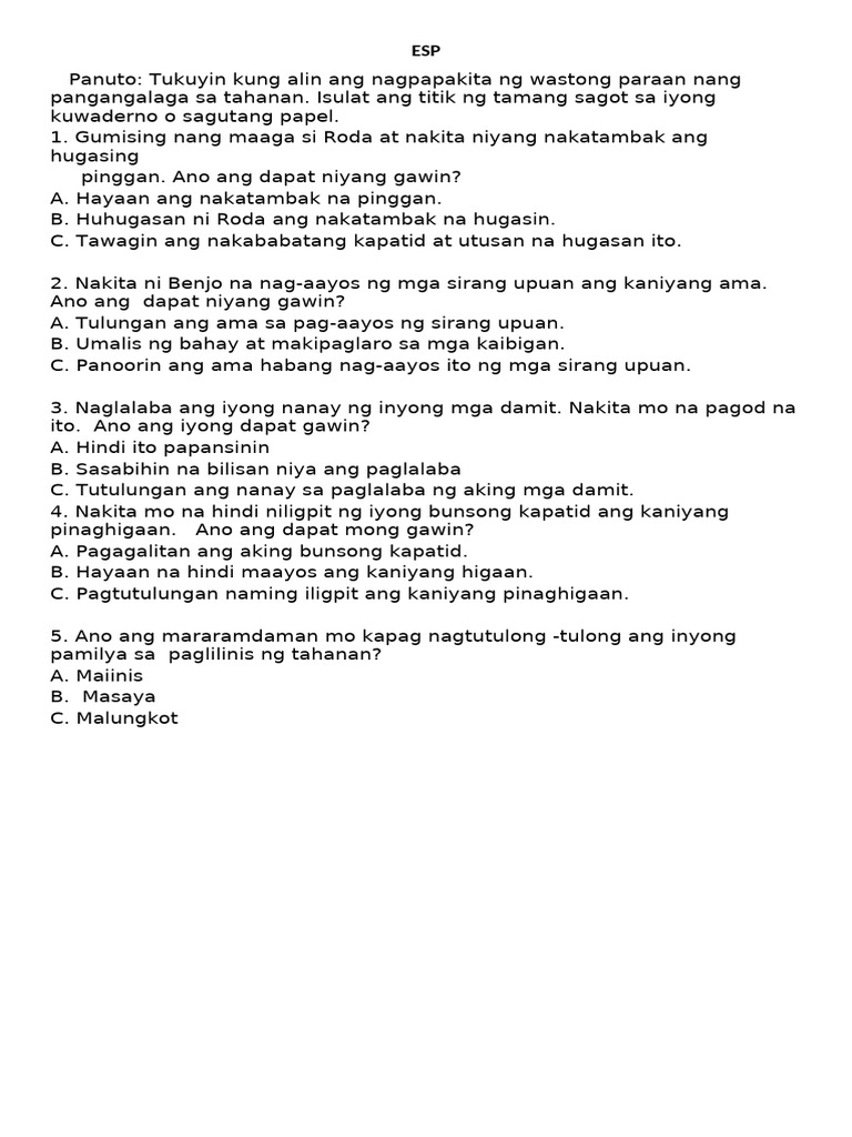 MODULAR ACTIVITIES - Sept.5,2024 | PDF