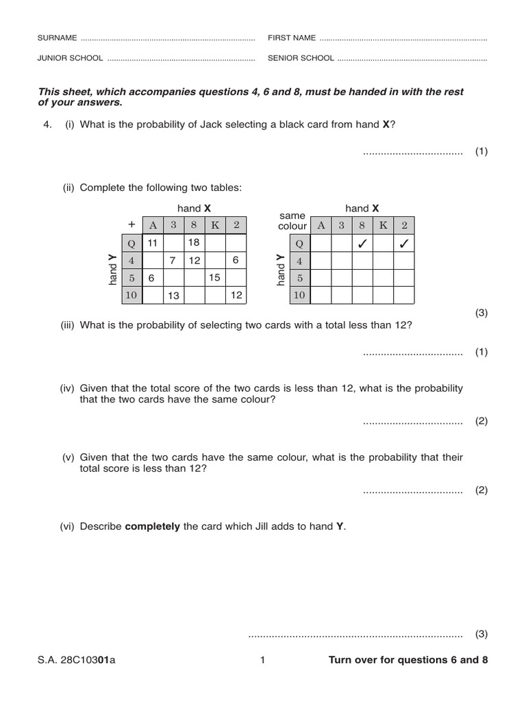 CASE_Mathematics_Insert | PDF