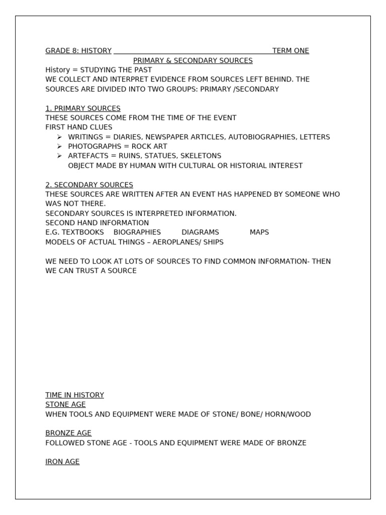 GRADE 8 history notes | PDF | Mining | Gold