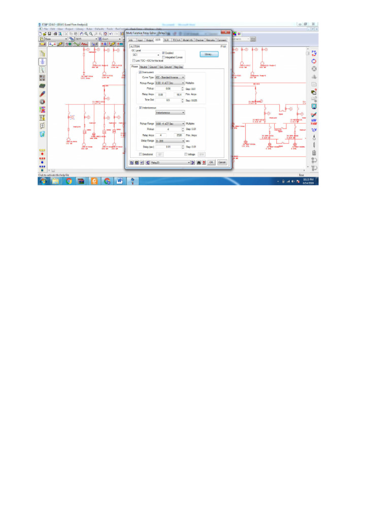 Overcurrent Settings For Phase | PDF