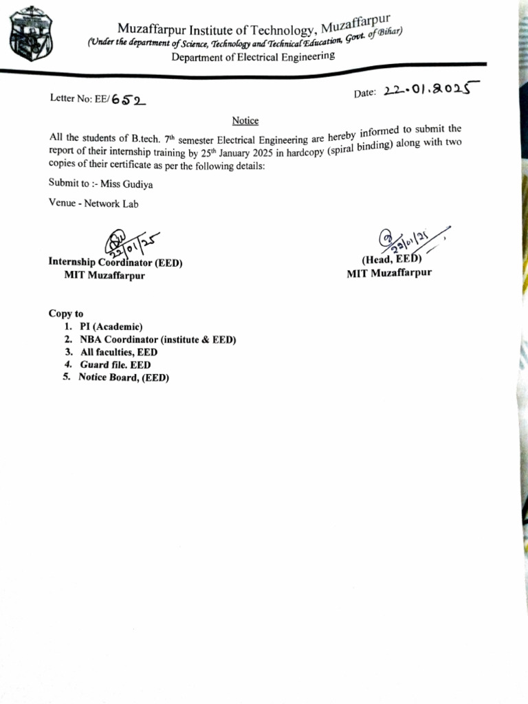 Report Submission 7th Sem | PDF