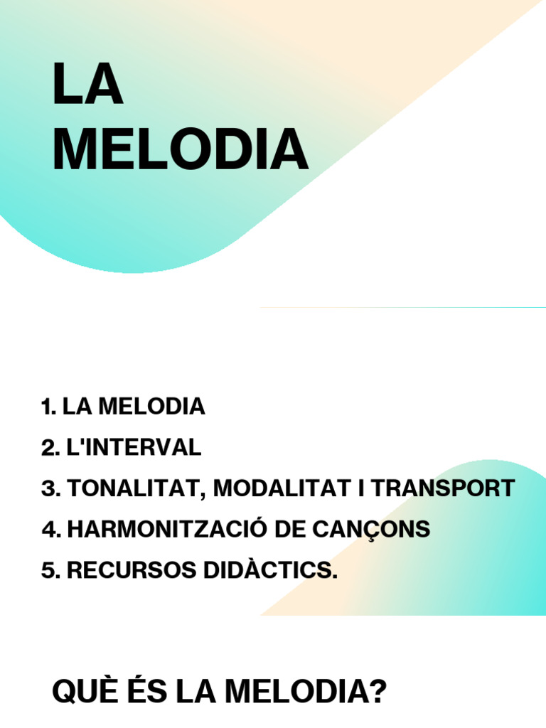 La Melodia | PDF