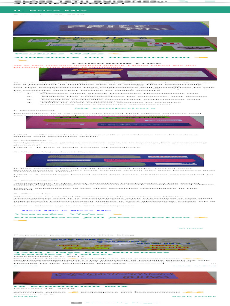 II. Price Mix | PDF | Brand | You Tube