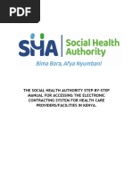 SHA Provider Portal Training Guide | PDF | Login | Websites