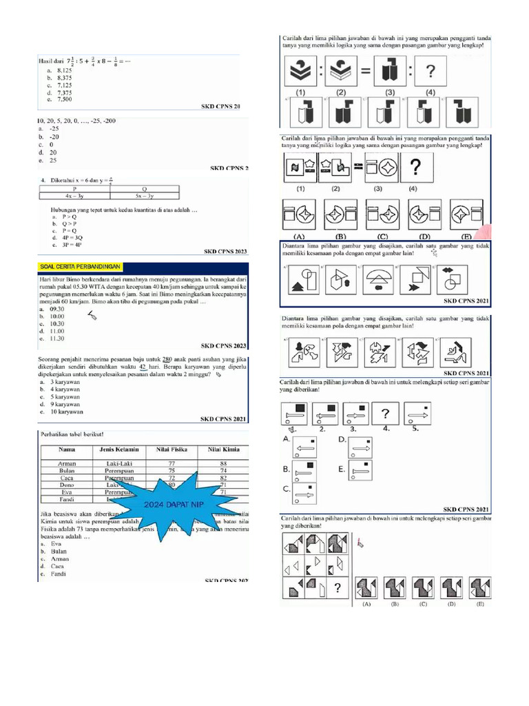 Kumpulan Soal SKD | PDF