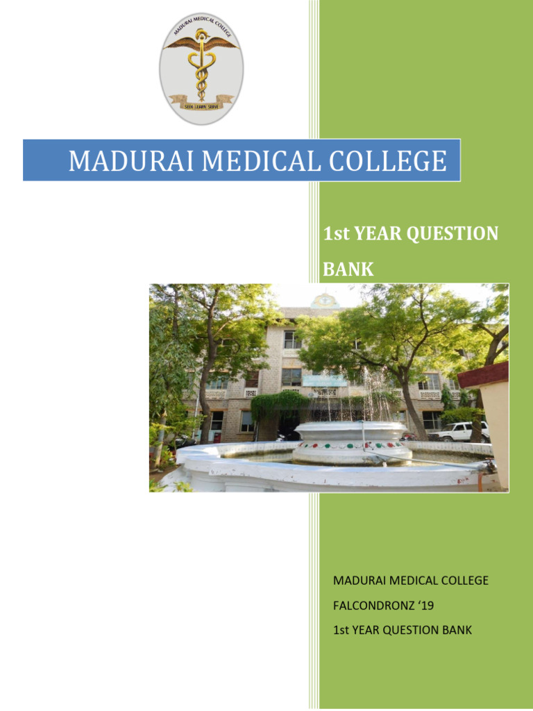 Biochemistry Question Bank for Medical Students | PDF | Cholesterol | Cell Membrane