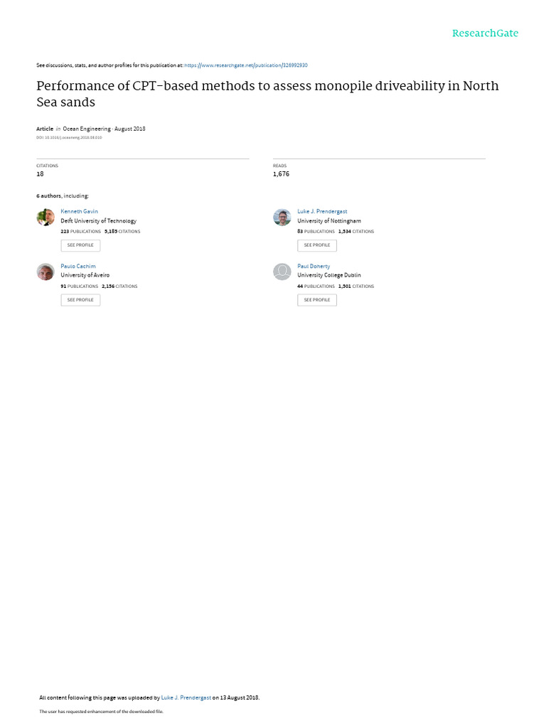 Performance of CPT-based Methods To Assess Monopile Driveability in ...