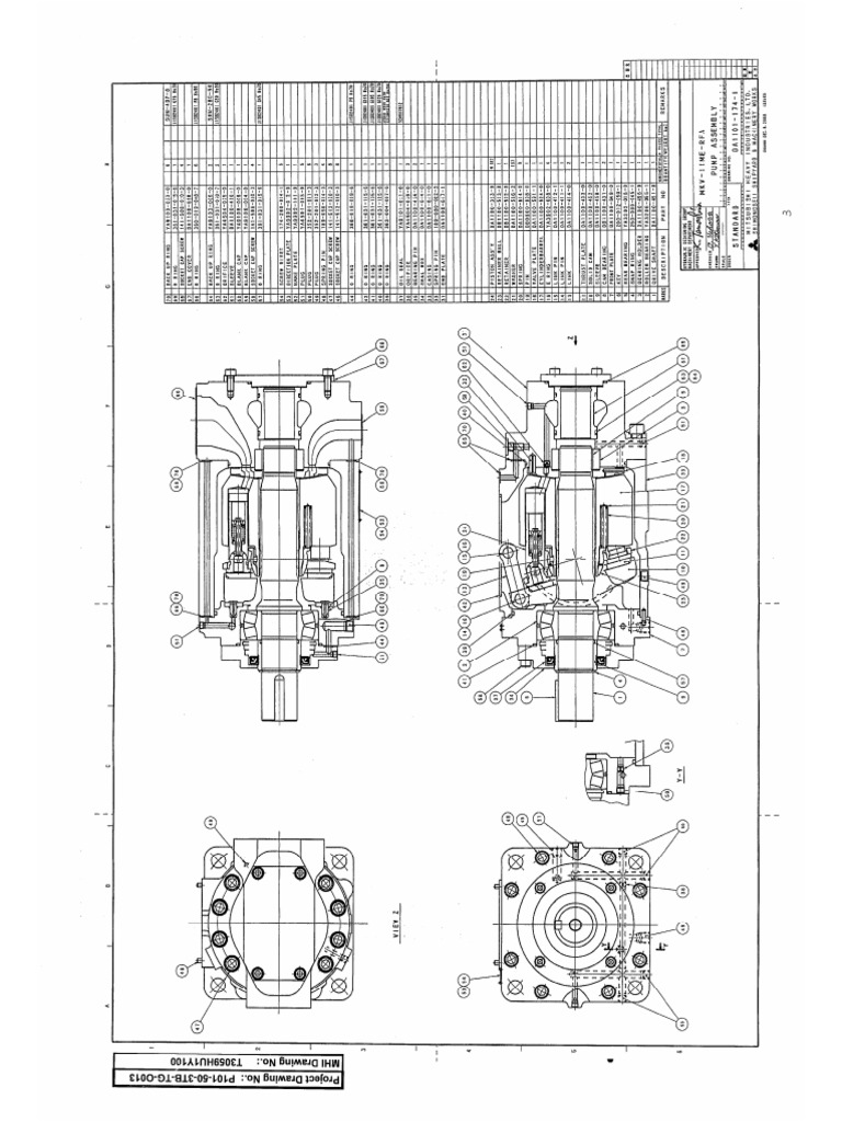 EH Oil Pump Sec Drawing | PDF