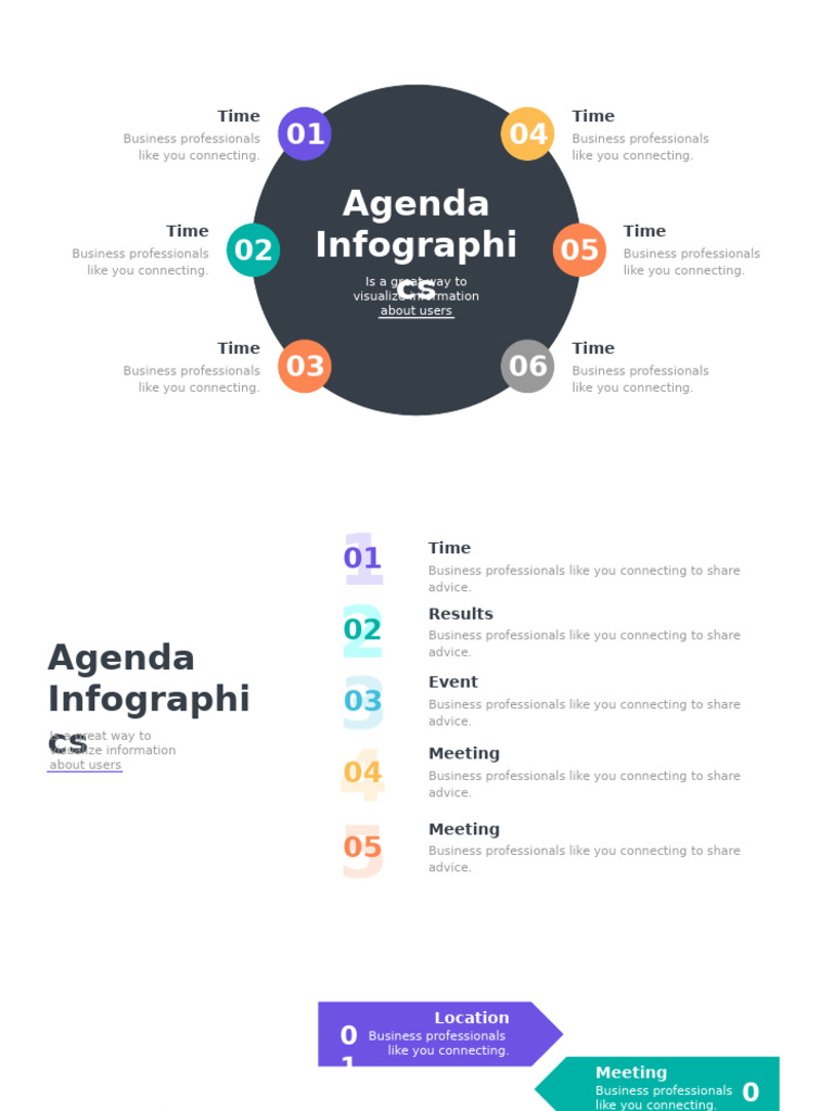 Agenda Infographics 2 - PowerPoint Template | PDF | Visual Journalism ...