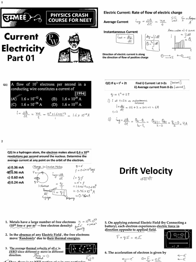 22.current and Electricty | PDF