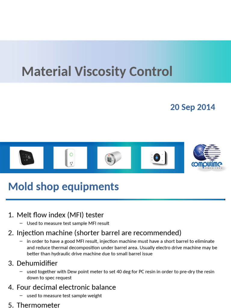 Material Viscosity Control Guide | PDF