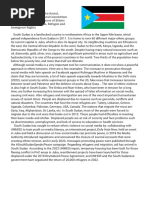 Ilemi Triangle Dispute Analysis | PDF | South Sudan