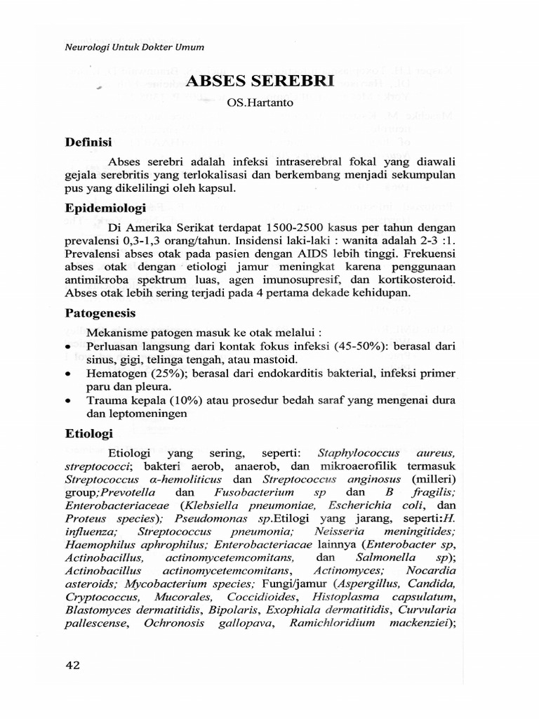 Abses Serebri Dokter Umum | PDF