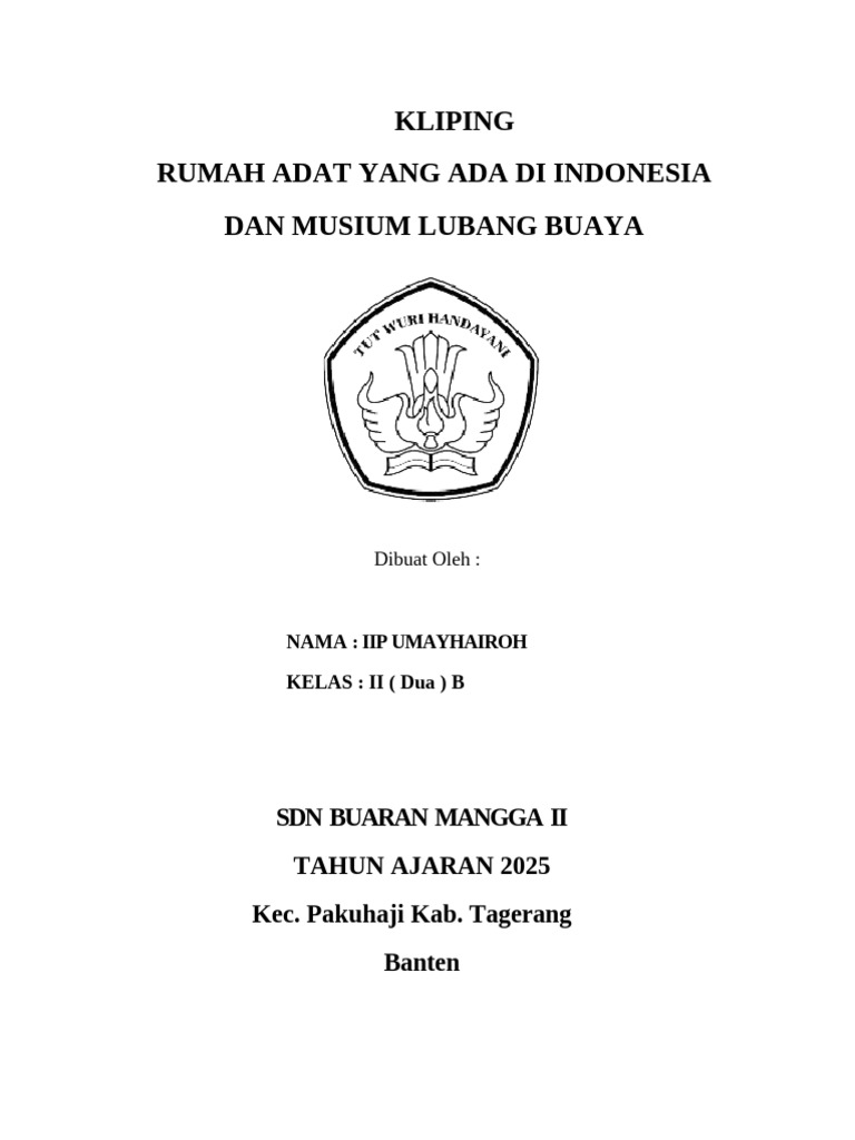 Tugas Kliping Kelas 2 sd.2025 | PDF