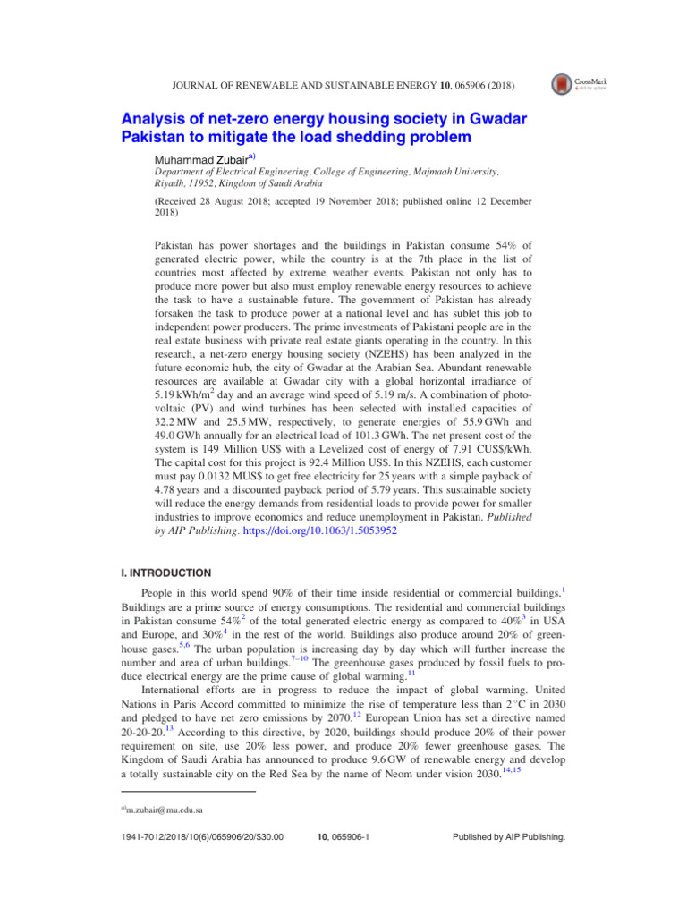 Net Zero Green Energy Model | PDF | Photovoltaics | Photovoltaic System