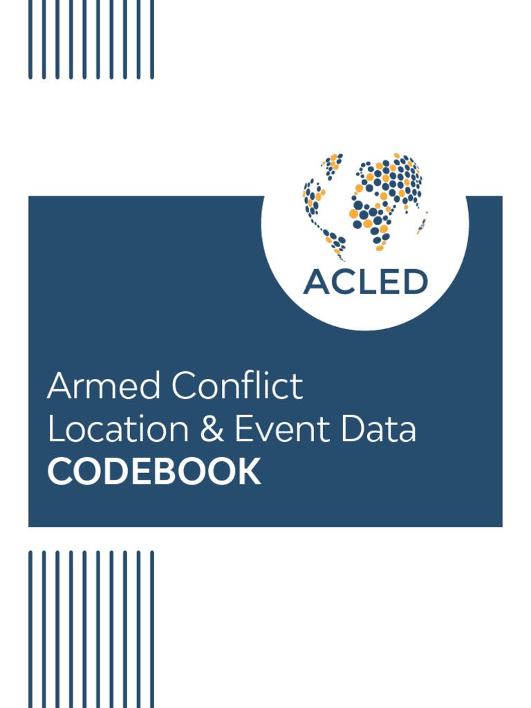 ACLED Codebook 2024 7 Oct. 2024 - 2 | PDF | Chemical Warfare | Improvised Explosive Device