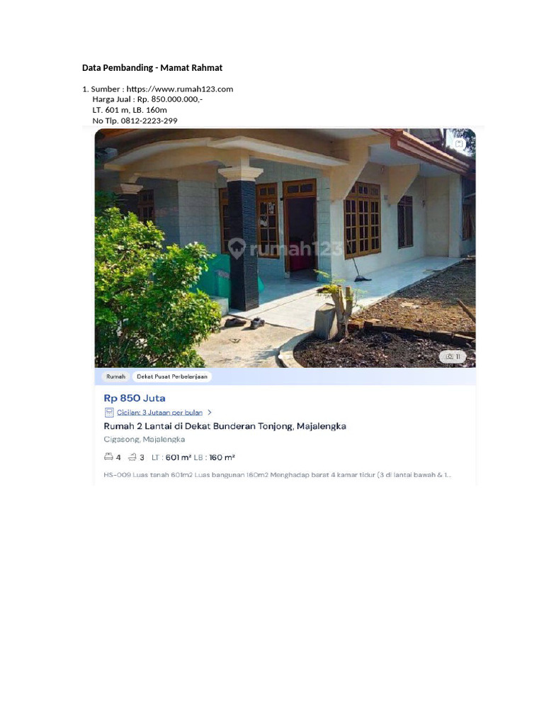 Data Pembanding IDA NURSIDAH | PDF