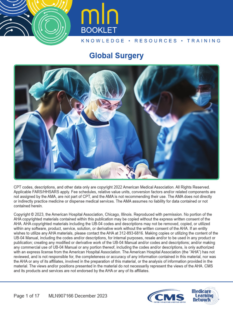 Globallsurgery Icn907166 | PDF | Surgery | Medicare (United States)
