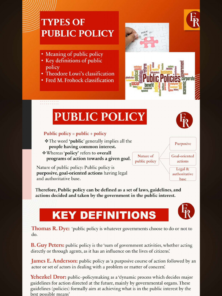 Public Policy | PDF