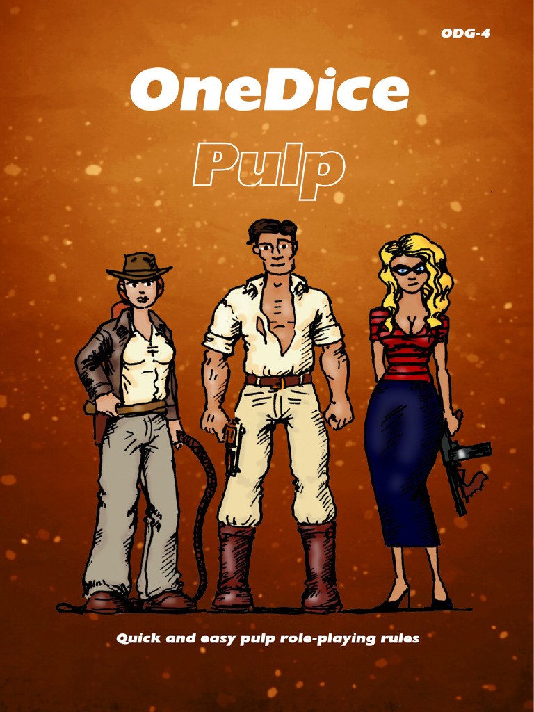 OneDice Pulp RPG: Quick Start Guide | PDF | Pulp Magazine | Magician ...