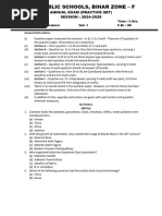 Cbse Gr-9 SST Sample-Paper Annual-Exam Ay24-25 | PDF | Legislature ...