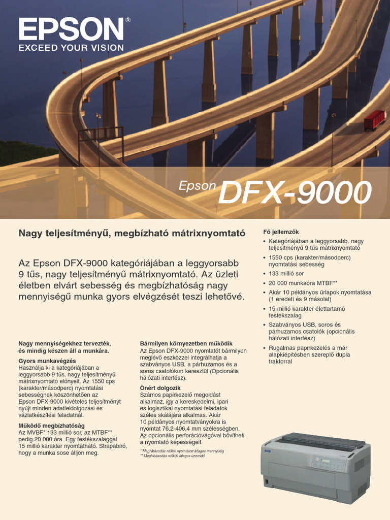 Epson DFX-9000 | PDF