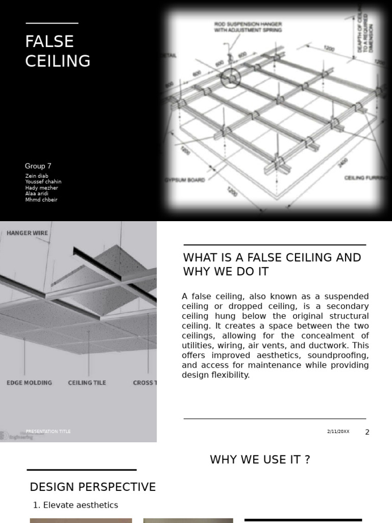 False Ceiling Execution | PDF | Ceiling | Drywall