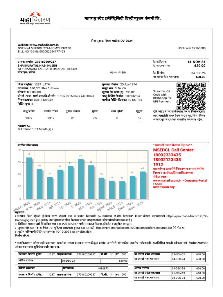 Light Bill | PDF