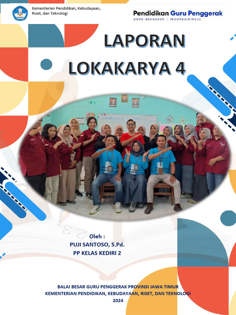 Laporan Lokakarya 4 - Puji Santoso, S.PD | PDF