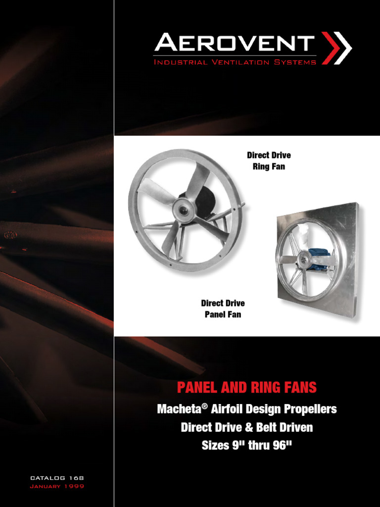 Panel Ring Fans Model Br Brrc Brrf Brrv Ddr Ddrrc Ddrrf Ddrrv Bp Bprc ...