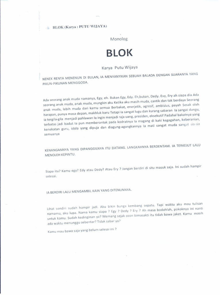 Blok | PDF