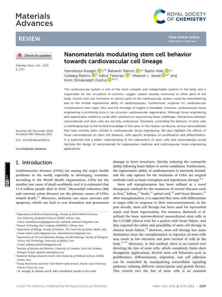 TiO2 in Cardiac TE | PDF | Heart | Cardiac Muscle