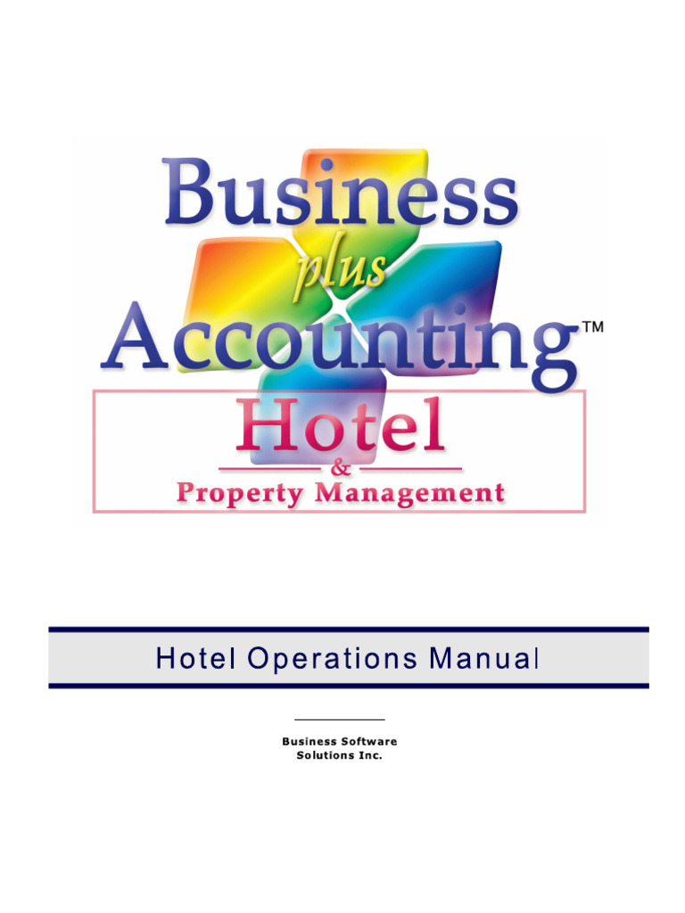 BPA POS Hotel Operations Manual | PDF