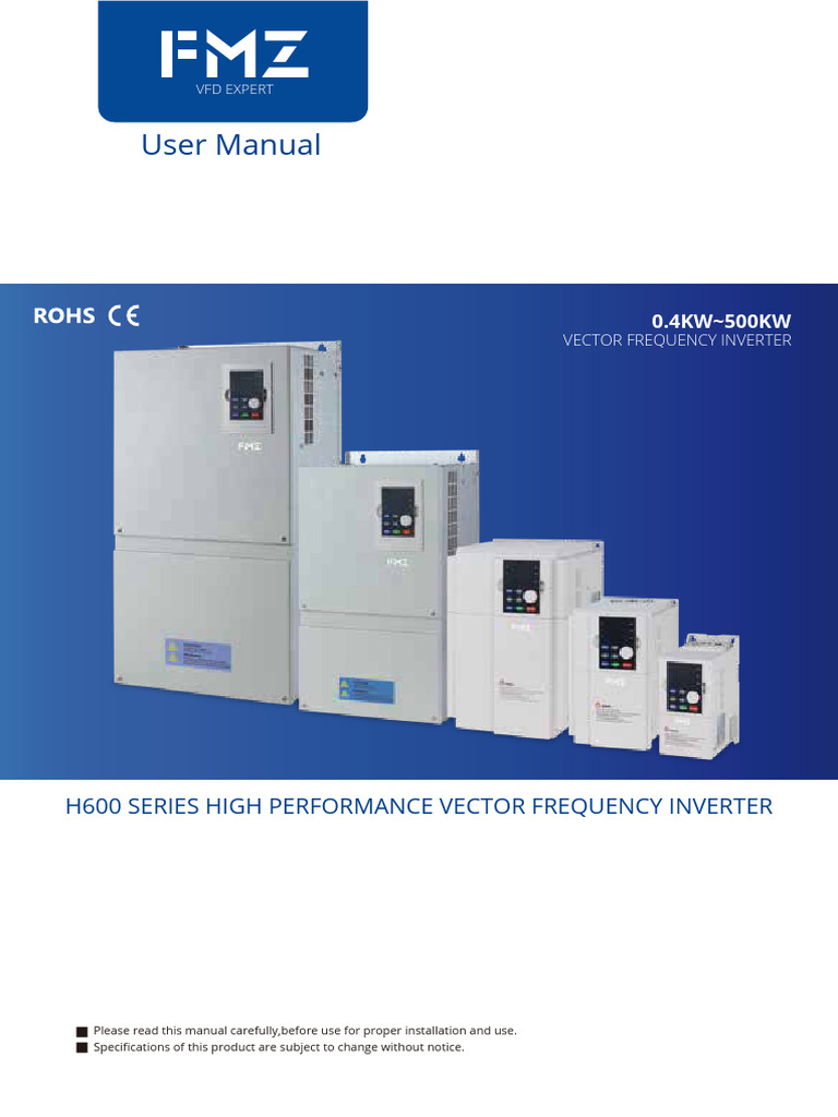 Fmz h600 User Manual | PDF | Electrical Engineering | Electricity